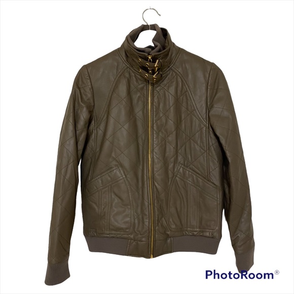 Marc Jacobs | Jackets & Coats | Marc By Marc Jacobs Leather Quilted ...